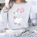 Cute Goose Pink Color PNG | Birthday Party Animal Clipart | High ...