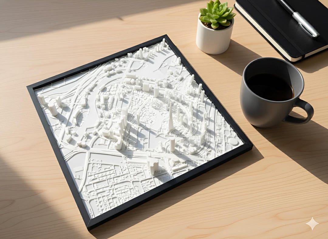 Dubai Miniature Model – 3D City Skyline - Etsy