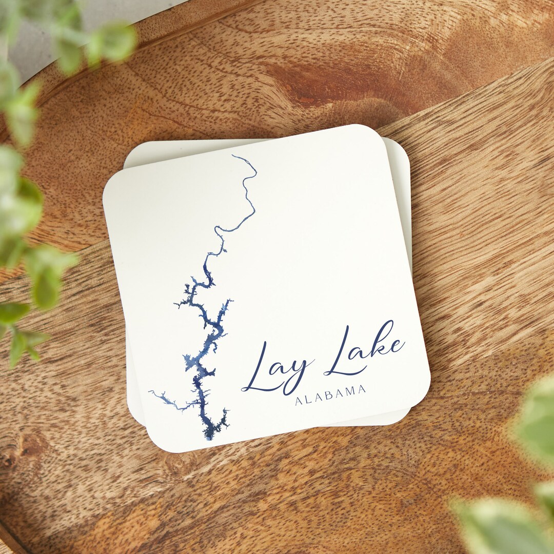 Lay Lake | Paper Coasters | Disposable Coasters | Party Coasters | Lake ...