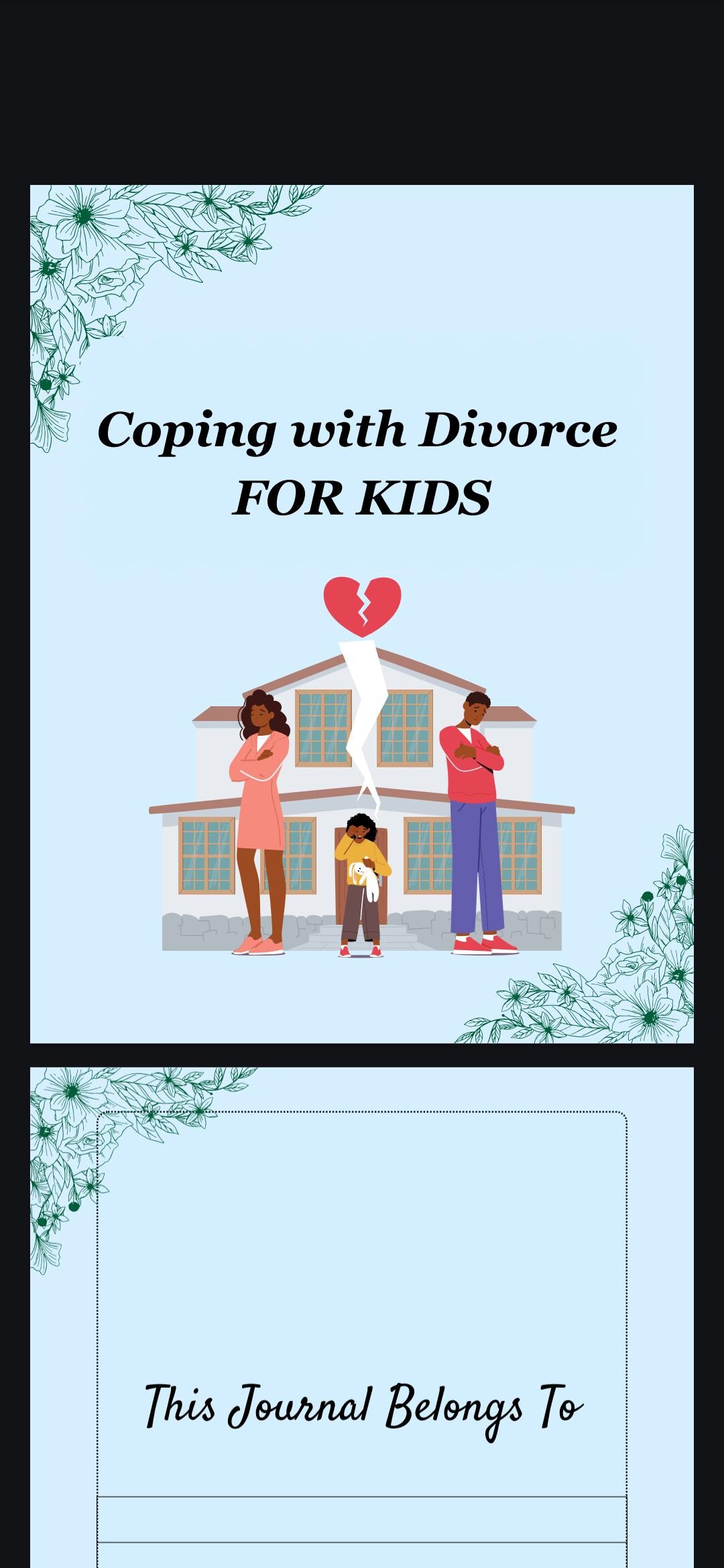 Coping With Divorce for Kids - Etsy