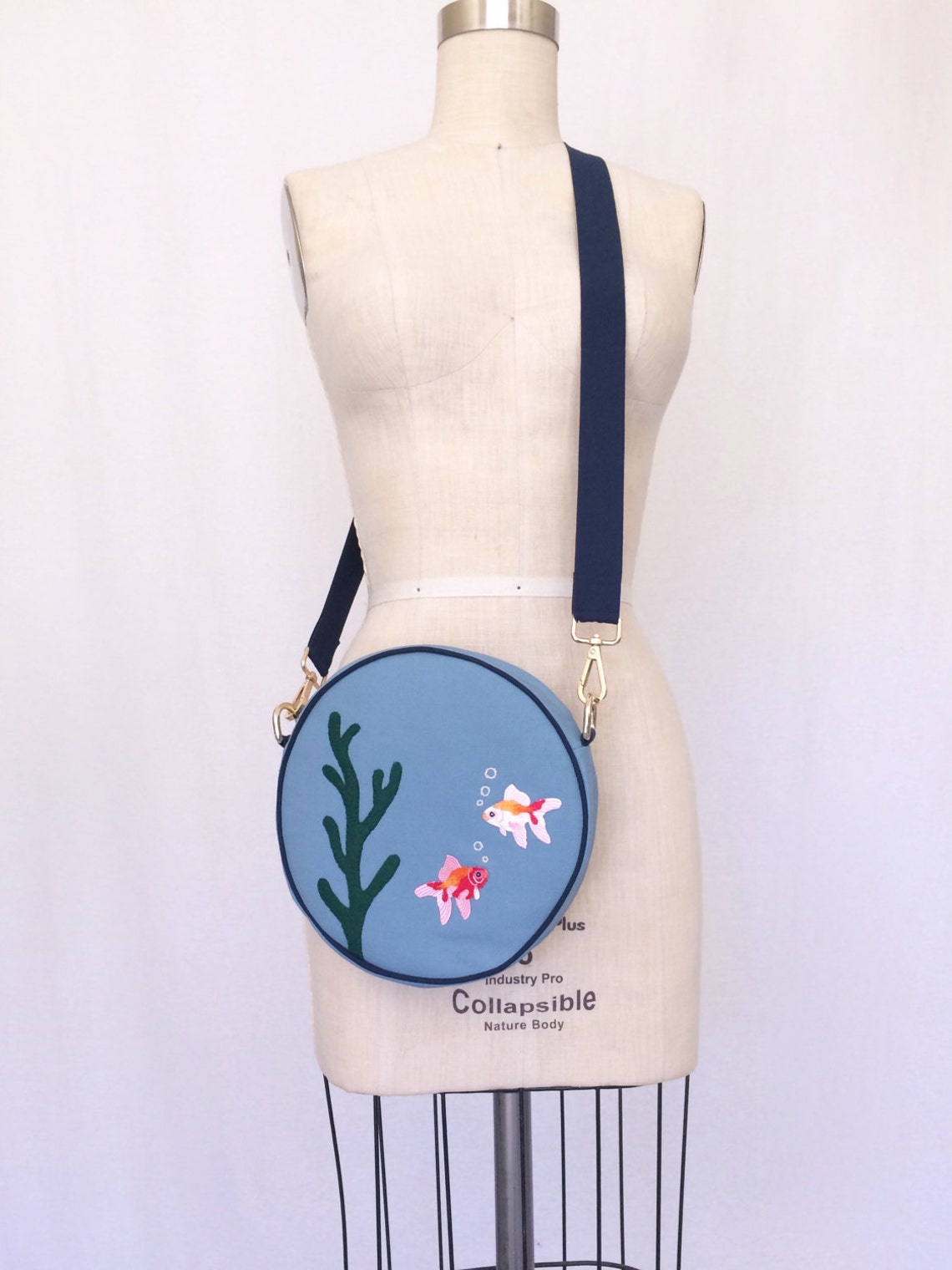 Fish Bowl Purse shoulder Bag With Detachable Strap by | Etsy