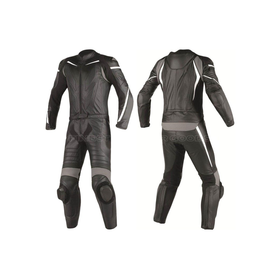 Black Custom Tailored Motorbike Racing Bike Suit One/two Piece ...