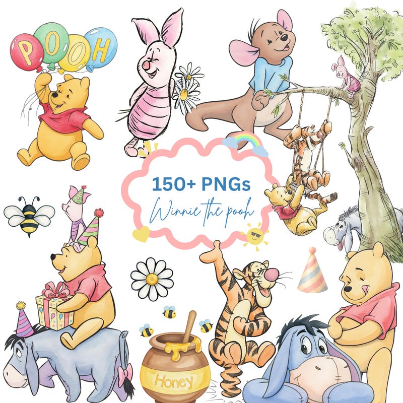 Eeyore Drawing - Etsy