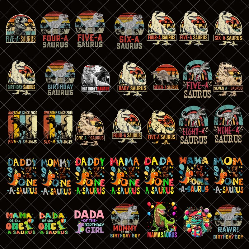 Six a Saurus - Etsy