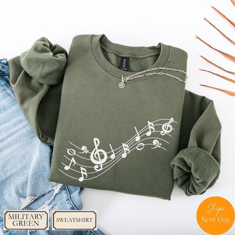 Hoodie Musical Note - Etsy