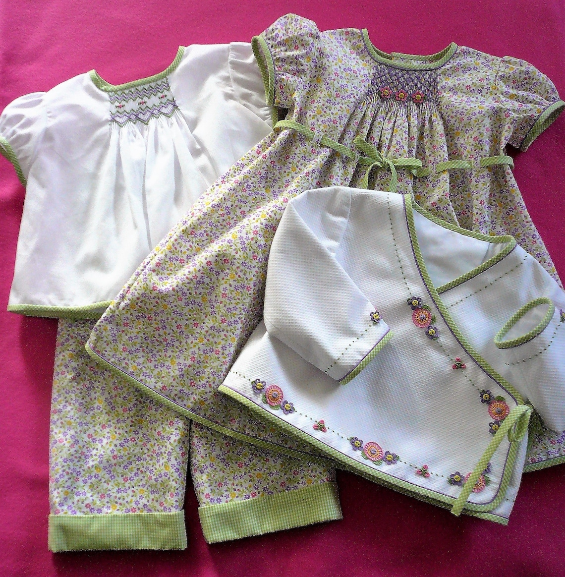 Four Piece Set Size 1-4 seven Kit Color Ways - Etsy