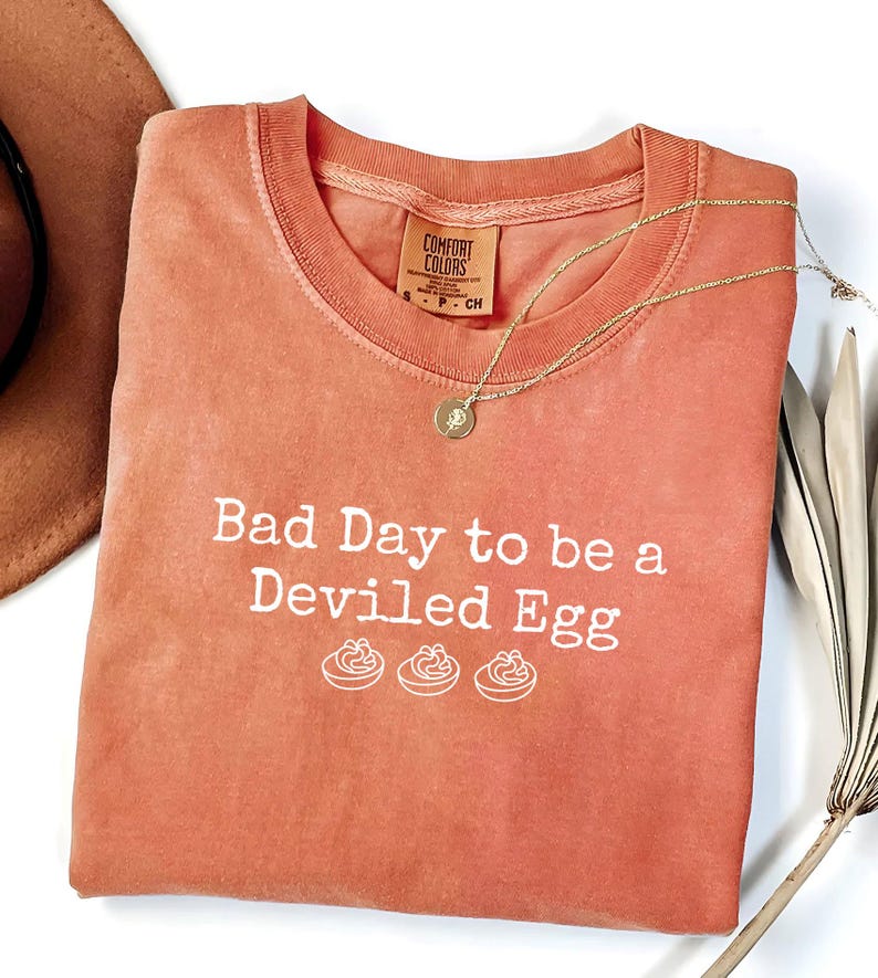 Bad Day to Be a Deviled Egg Printable File Digital, Funny Thanksgiving ...