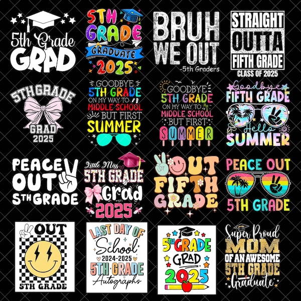 5th Grade Graduation - Etsy