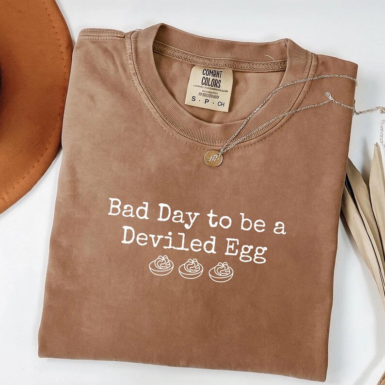 Bad Day to Be a Deviled Egg Printable File Digital, Funny Thanksgiving ...