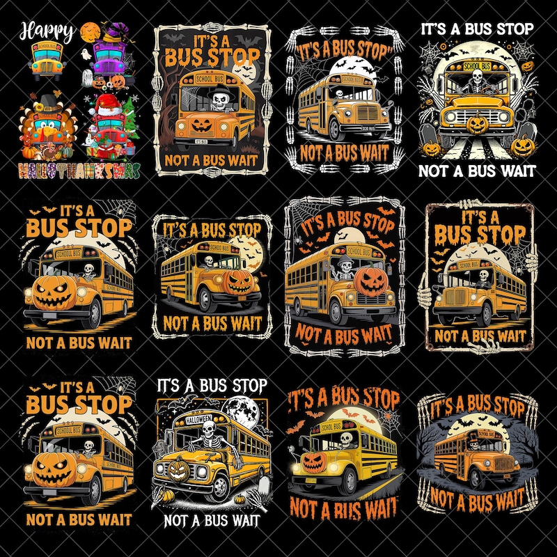 Halloween Bus Decor - Etsy