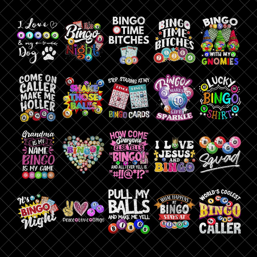 Bingo Designs PNG, Bingo Quotes Png, Lucky Bingo File, Bingo King ...