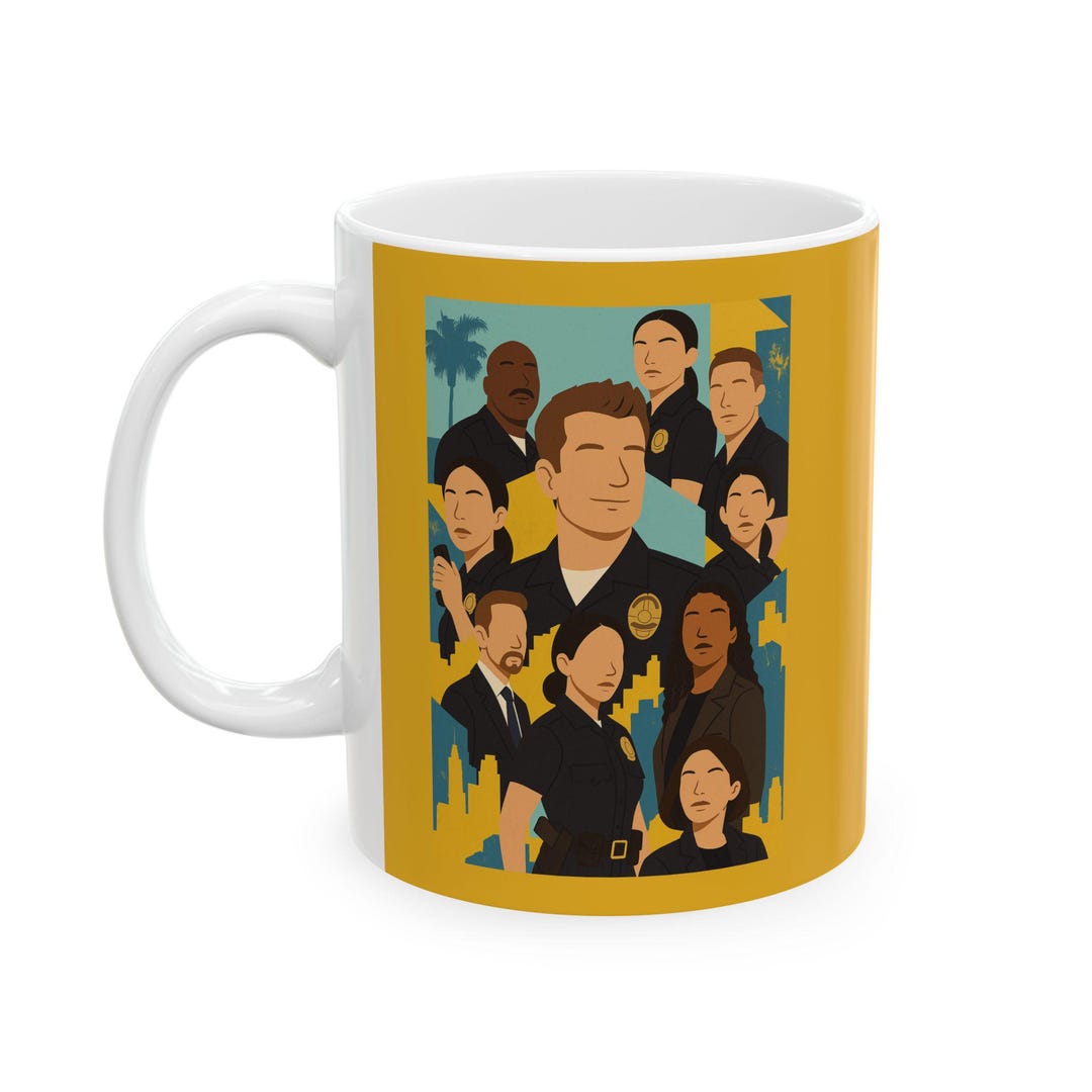 The Rookie Animated Poster Ceramic Mug 11oz - Netflix - Rookie Fans - Etsy