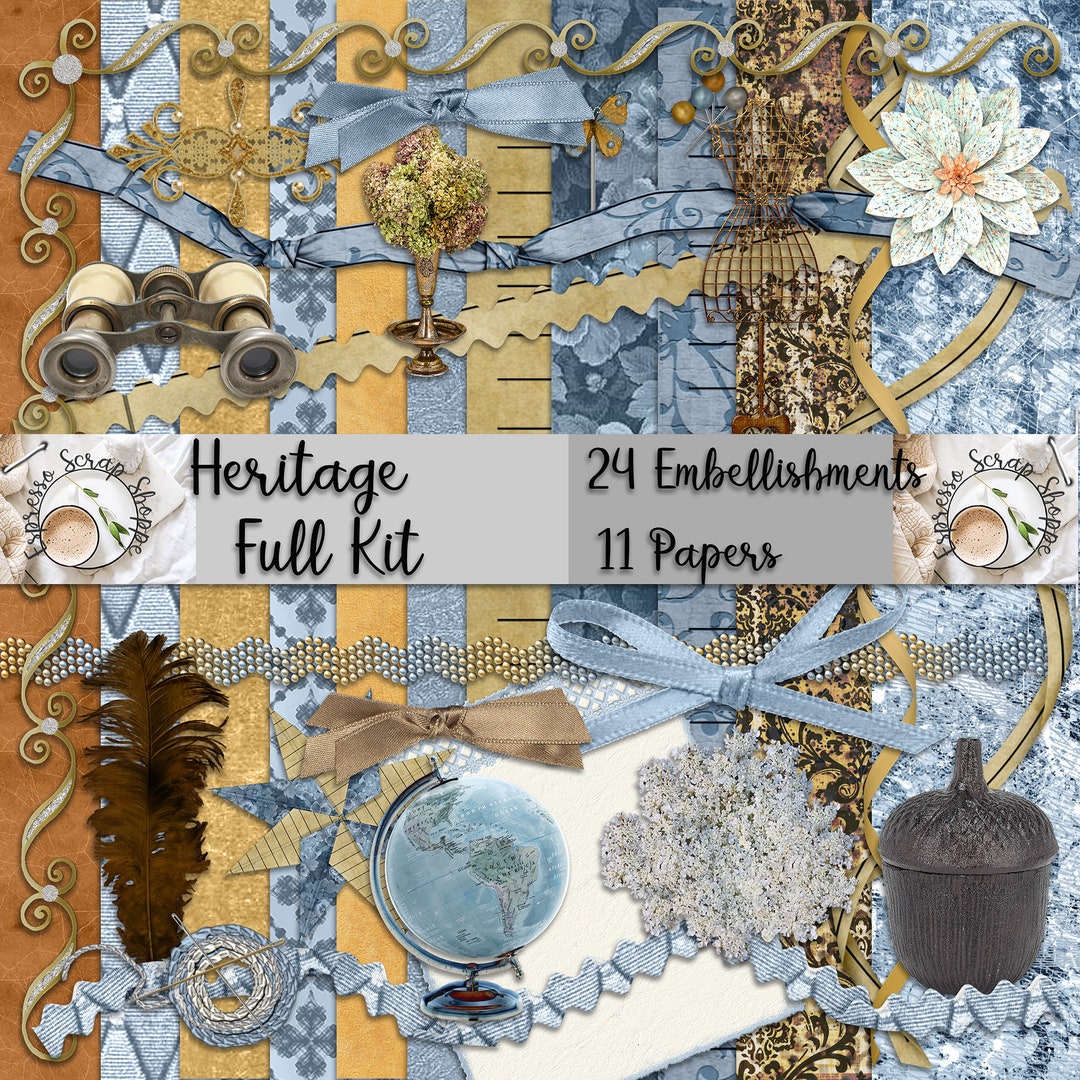 Heritage Full Kit by the Espresso Scrap Shoppe - Etsy