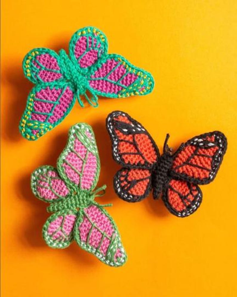 Monarch Butterfly Crochet Pattern – Cute Handmade Amigurumi Tutorial - Etsy
