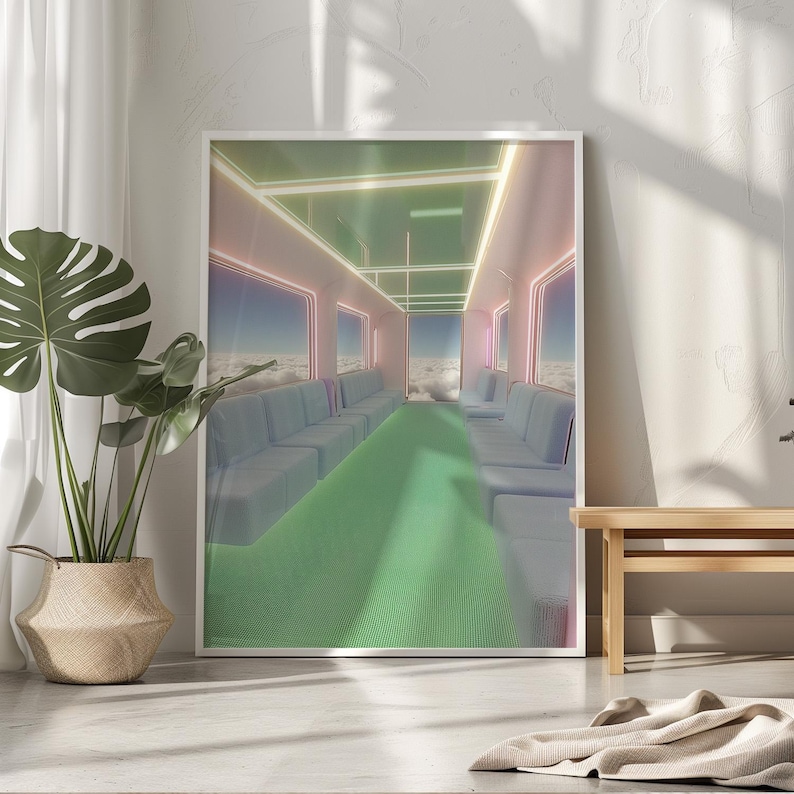 Liminal Space Dreamcore Poster - Weirdcore Aesthetic Print, Backrooms ...