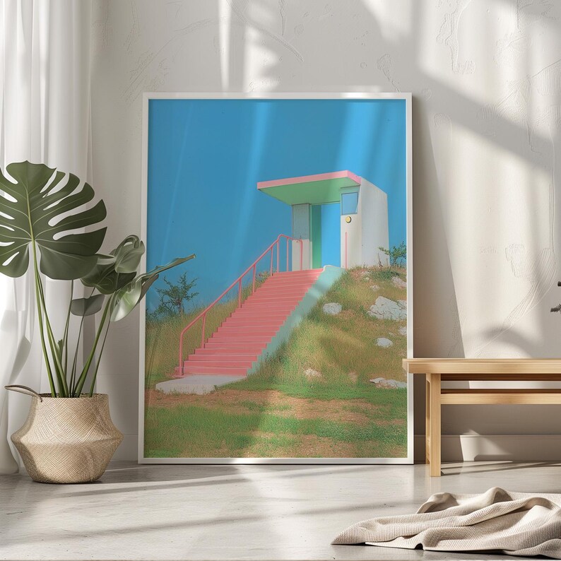 Liminal Space Weirdcore Poster - Dreamcore Aesthetic Print, Backrooms ...