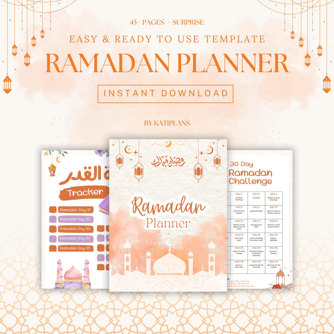 Ultimate Ramadan Planner – All-in-one Organizer for Prayer, Meal Plans ...
