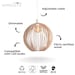 Scandinavian FSC Certified Hanging Lamp 'FORSETI' | Sustainable Ceiling ...