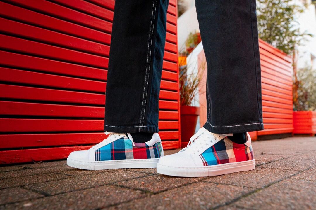 Mad'in Sunshine - Madras Sneaker - Passionflower - Unisex - Etsy