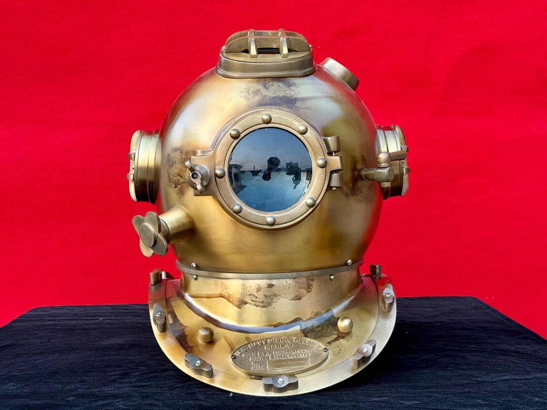 Commando Diving Helmet ~ Deep Sea Scuba Diver Helmet | Marine Nautical ...