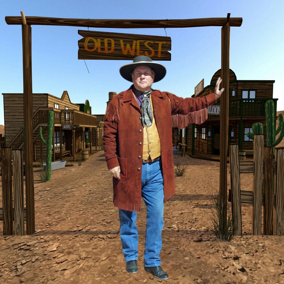 Old West Men's Suede Fringe Frontier Coat, Exclusive Mountain Man Style ...