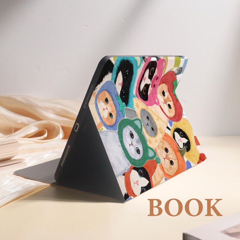 Cute Cats iPad Case for iPad Air 5/6/7 11" 13",ipad 5-10th 10.9"10.2 ...