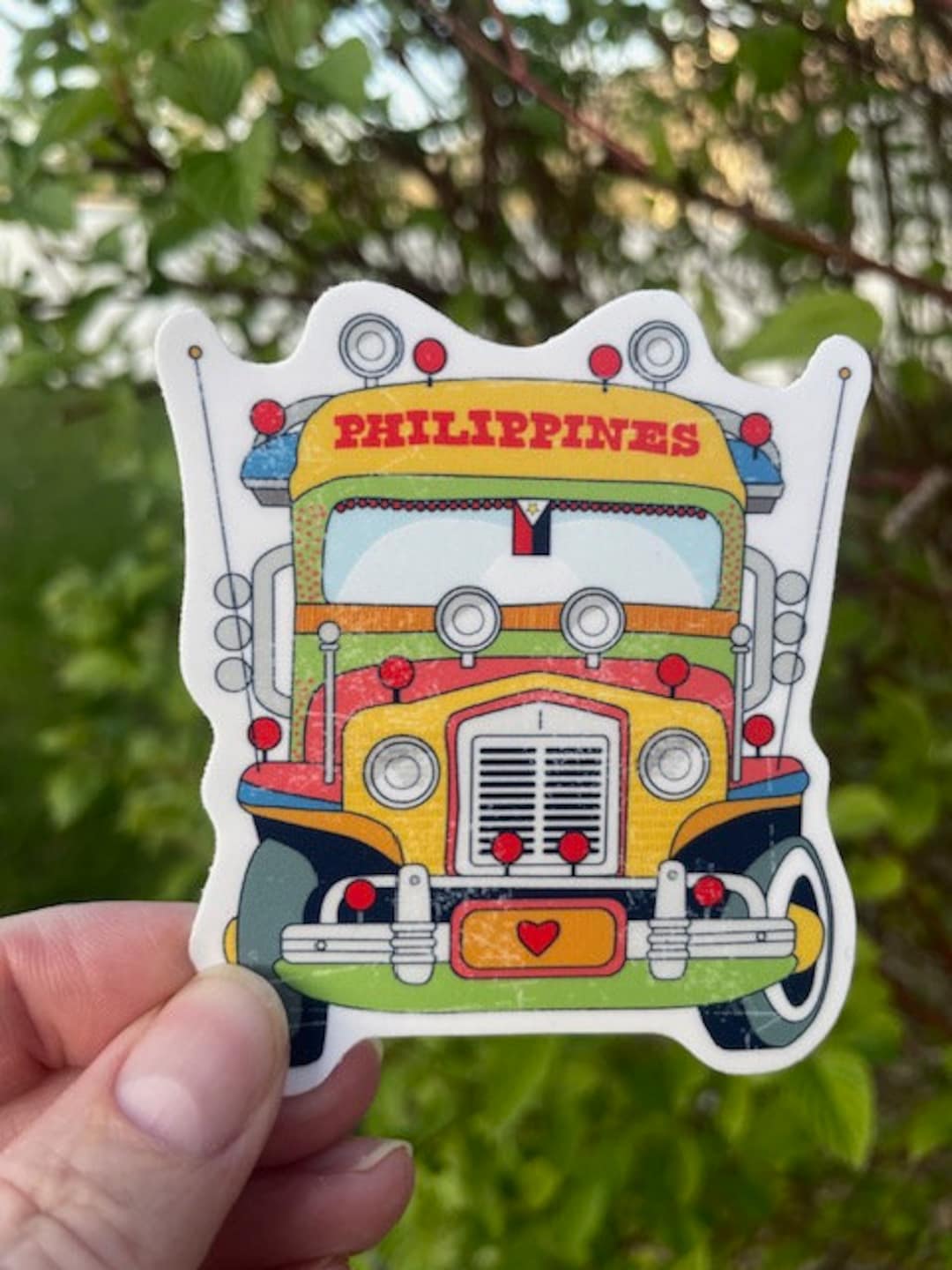 Philippines Jeepney Water Bottle Sticker - Etsy