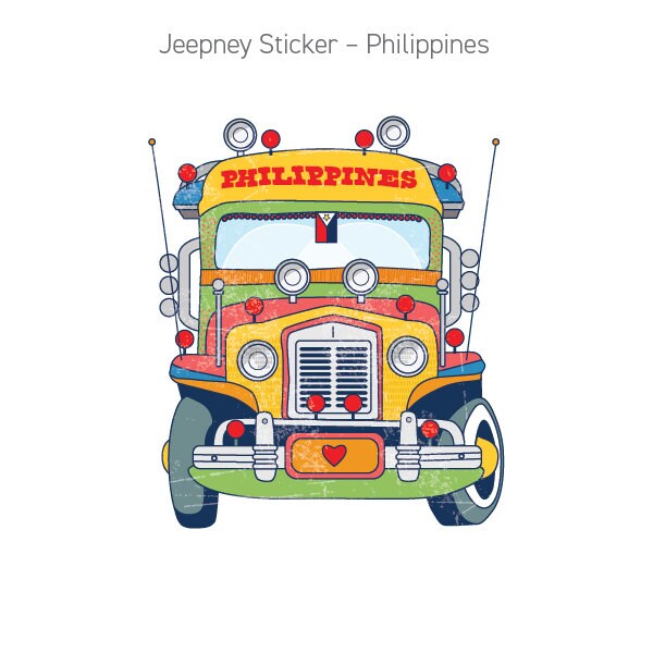 Jeepney Sticker - Etsy