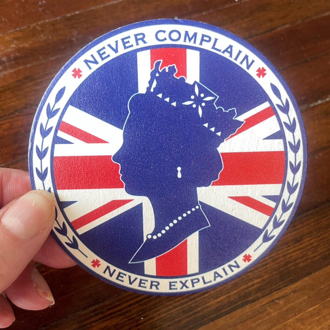 Queen Never Tells Coaster—the Royal's Public Relations Motto-set of 4 ...