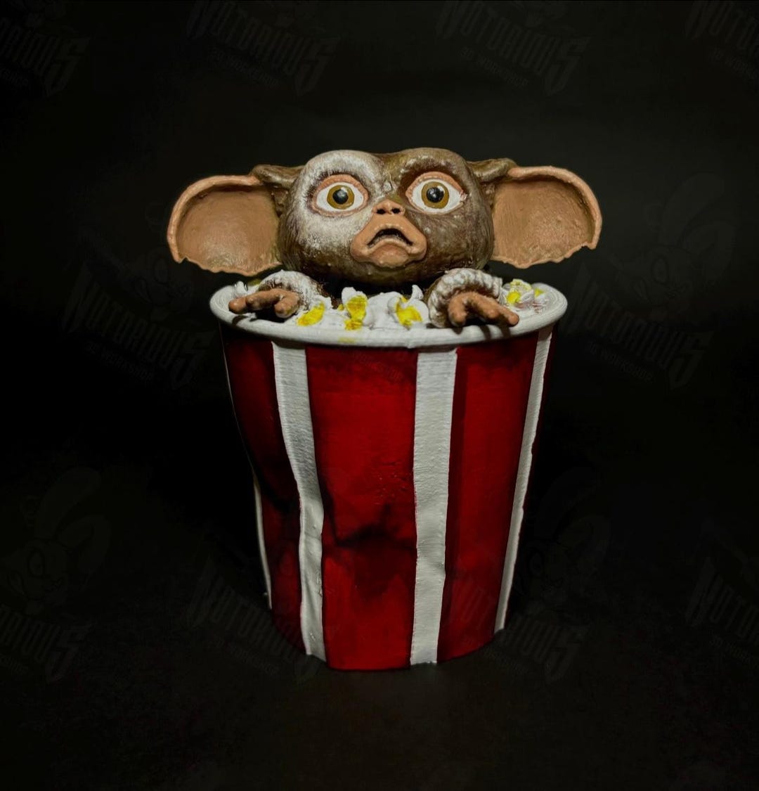 Gizmo Popcorn Cinema Scene / Gremlins / Horror Movie Gift - Etsy UK