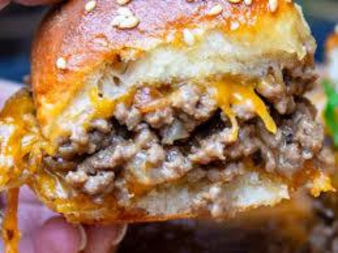 Cheeseburger Sliders Recipe | Easy Party Appetizer | Mini Burger Snack ...