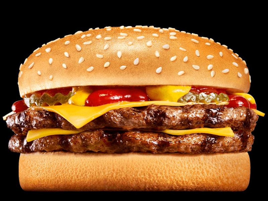 Double Cheeseburger Recipe | Stacked Beef Patties With Melted Cheese ...