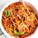 Spaghetti With Meat Sauce Recipe: Italian Dinner (printable PDF) - Etsy