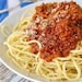 Spaghetti With Meat Sauce Recipe: Italian Dinner (printable PDF) - Etsy