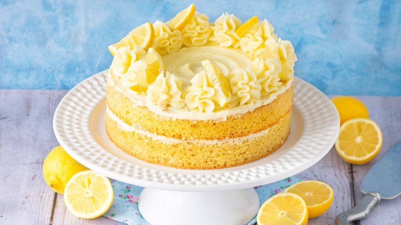 Lemon Drizzle Cake Recipe: Easy Moist Citrus Cake (instant Download) - Etsy