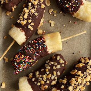 Frozen Chocolate-covered Bananas Recipe | Easy No-bake Dessert Snack ...