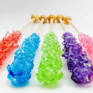 Rock Candy Recipe | Fun Homemade Crystal Candy With Sugar and Sticks ...