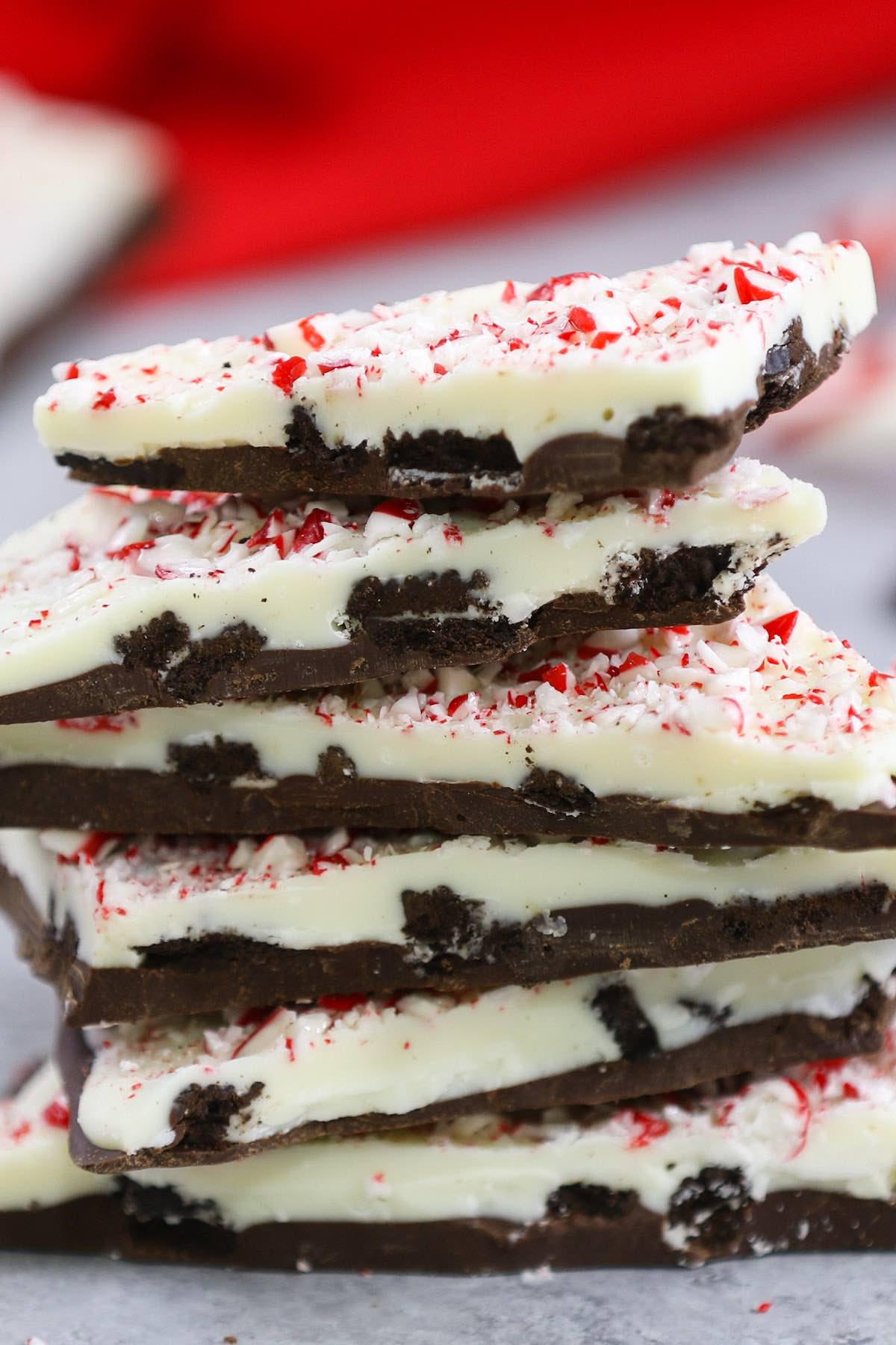 Peppermint Bark Recipe | Easy Holiday Chocolate Treat With Crushed ...