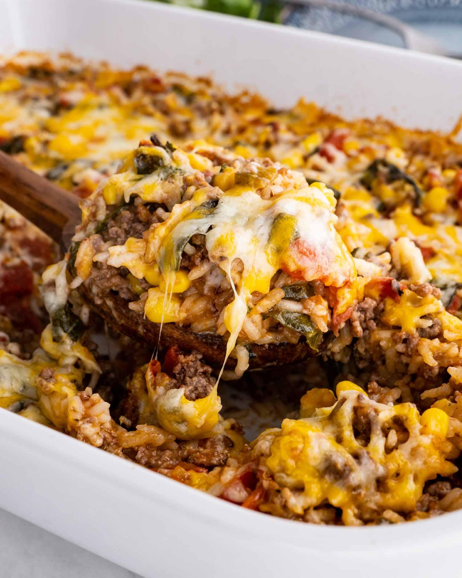 Taco Rice Casserole Recipe | Easy Mexican Dinner With Ground Beef | PDF ...
