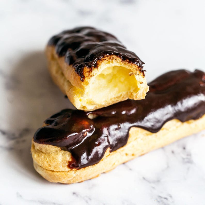 Chocolate Éclairs Recipe | Classic French Pastry With Cream Filling ...
