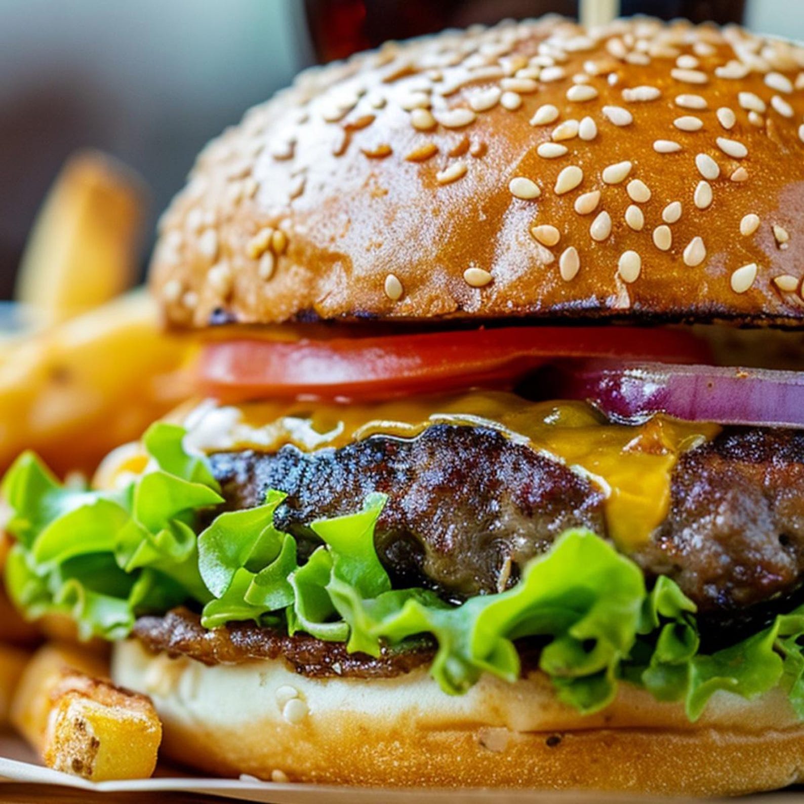 BBQ Cheeseburger Recipe | Grilled Beef Burger With BBQ Sauce & Cheddar | PDF Download - Etsy