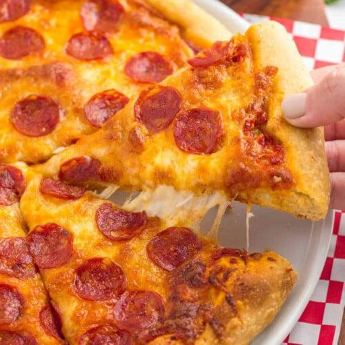 Pepperoni Pizza Recipe: Crispy Crust, Melted Cheese (PDF Download) - Etsy