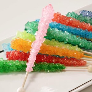 Rock Candy Recipe | Fun Homemade Crystal Candy With Sugar and Sticks ...