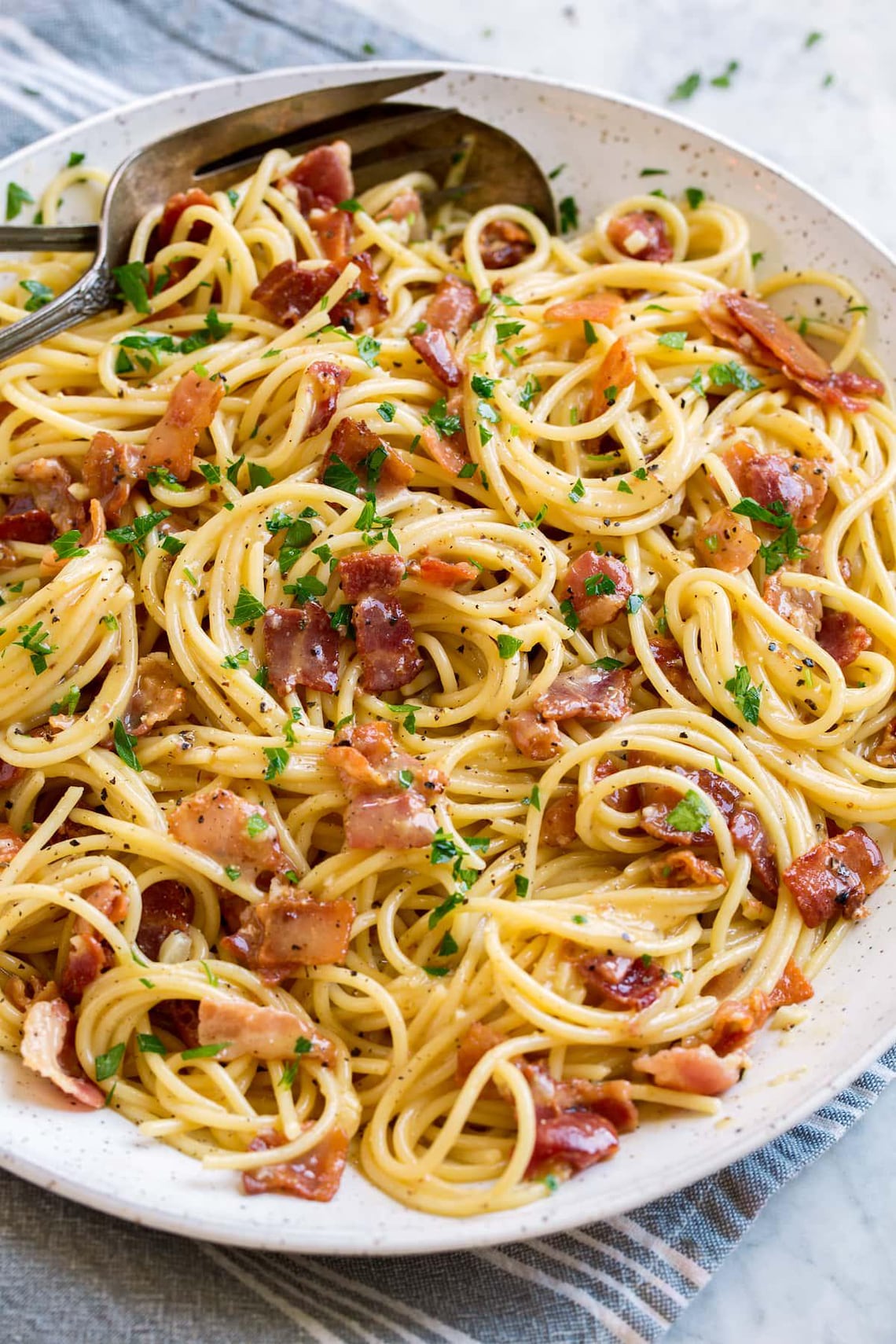 Authentic Spaghetti Carbonara Recipe | Traditional Italian Pasta ...