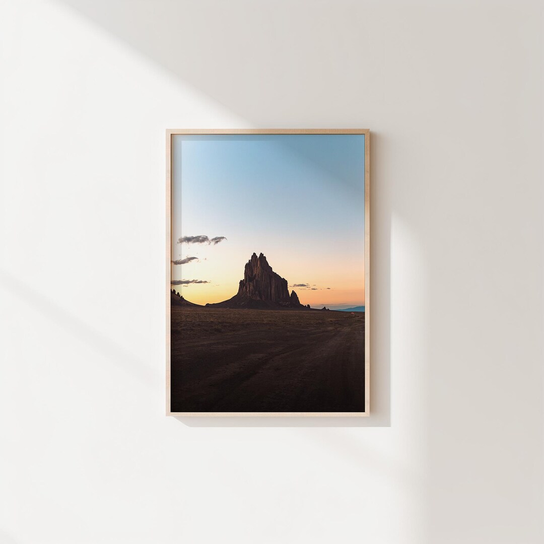 Shiprock Wall Art. Shiprock Print, Nature Wall Art, Downloadable Print ...