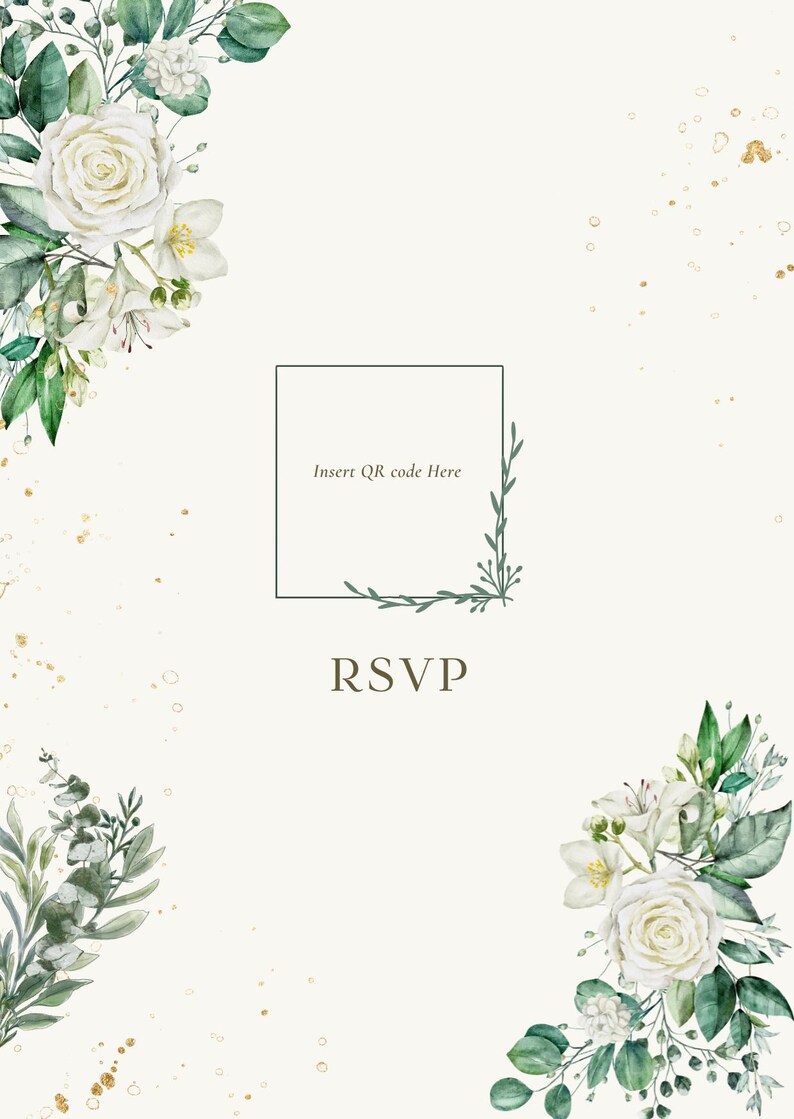 Editable Wedding Invitation - Etsy