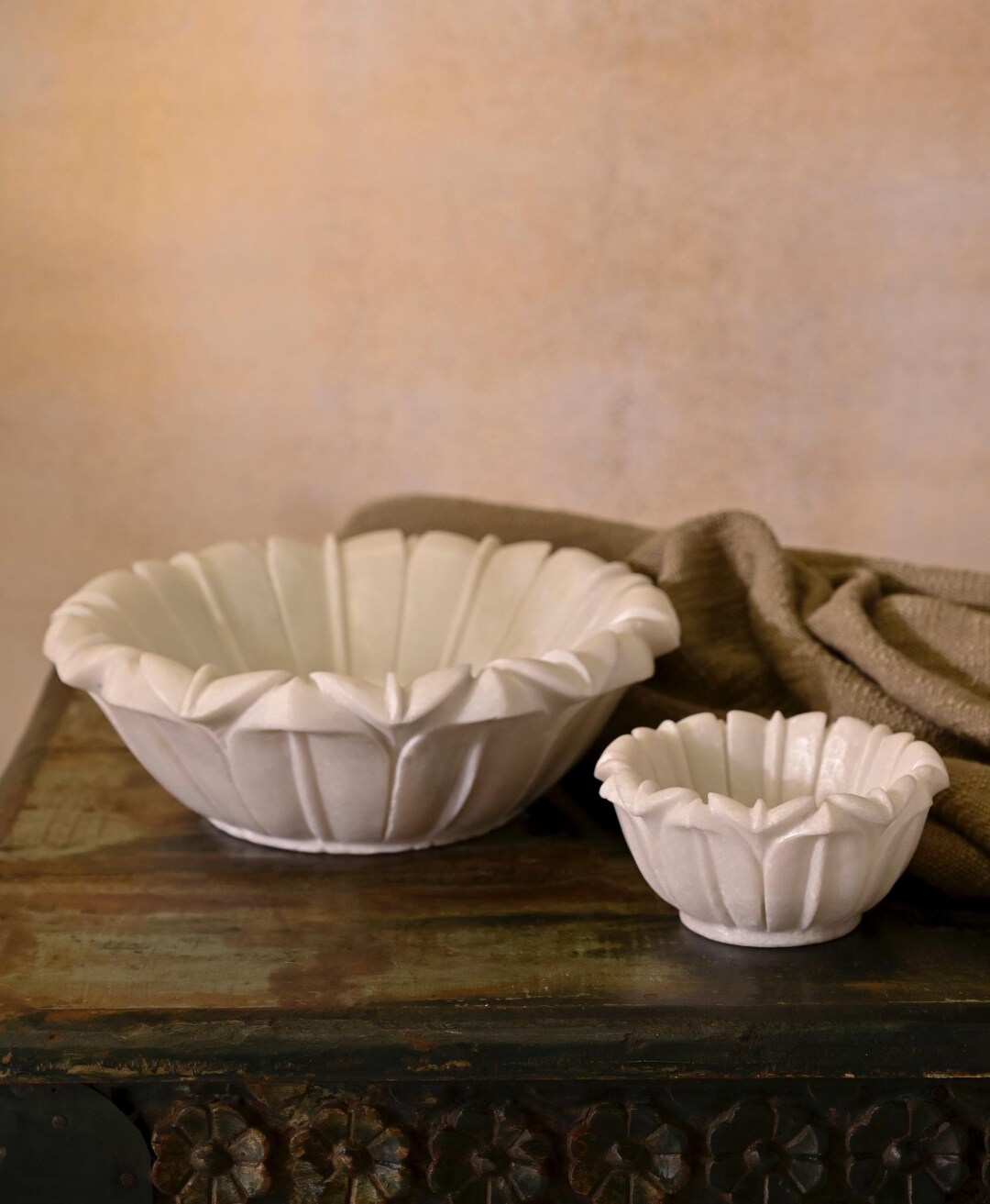 Utopia Classic White Marble Bowl for Jewelry, Accessories, Keys ...