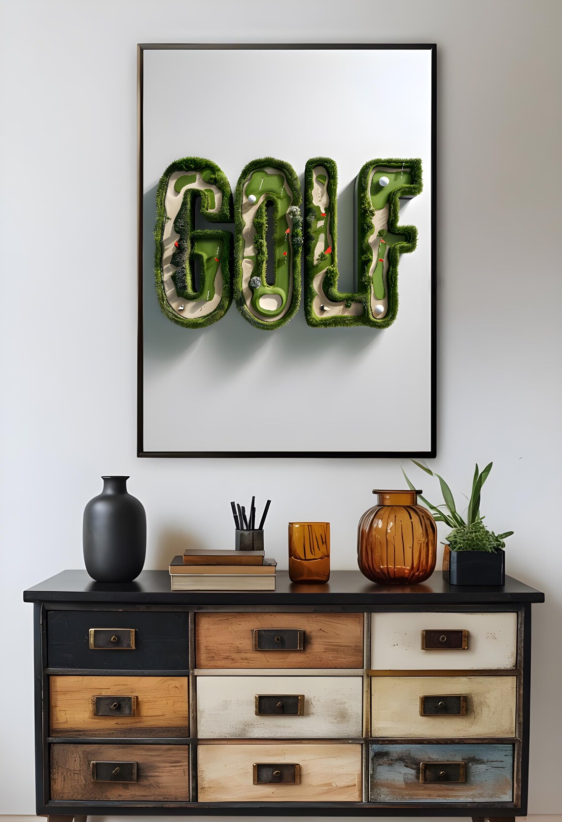 Scenic Golf Course Print for Golf Enthusiasts - Golf Wall Art, Golf ...