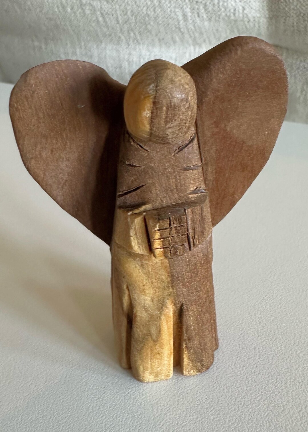 Hand Carved Palo Santo Angel From Peru - Etsy