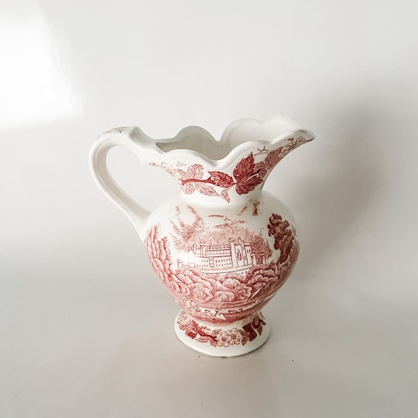 Red Transferware - Etsy